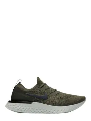 Nike Epic React Flyknit Sneakers - Cargo Khaki/black/sequoia