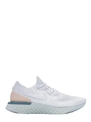 Nike Epic React Flyknit Sneakers - Pure Platinum/particle Beige/celestial Teal