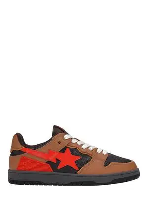 BAPE A Bathing Ape SK8 Stain Sneakers Brown/orange