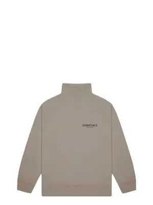 Fear Of God Essentials Pullover Mockneck Sweatshirt - Taupe