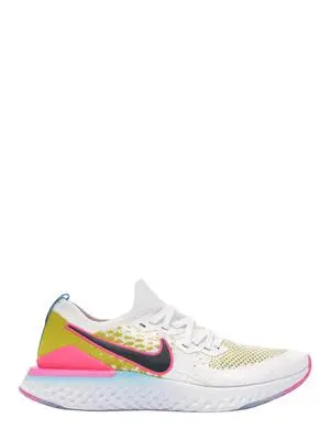Nike Epic React Flyknit 1 White/pink Blast/citron