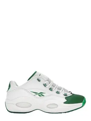 REEBOK Question Low Toein Sneakers - White/green