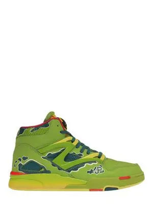 REEBOK Pump Omni Zone Ii Jurassic Park Sneakers - Ultra Lime/heritage Teal/stinger Yellow