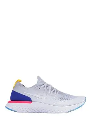 Nike Epic React Flyknit Sneakers White/whiteone-colorracer Blueone-colorpink Blast