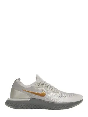 Nike Epic React Flyknit Sneakers - Vast Grey/metallic Gold/metallic Platinum