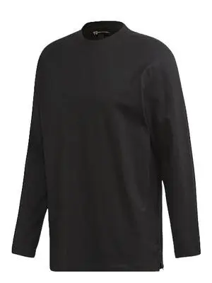Adidas Y3 Classic Chest Logo Long Sleeve Tee Shirt - Black