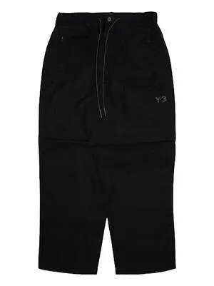 Adidas Y3 Ch1 Waxed Ripstop Utility Pants - Black/utility Black