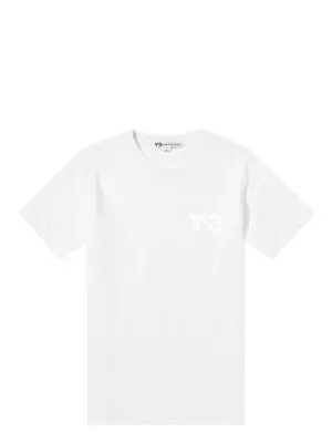 Adidas Y3 Classic Lf Short Sleeve Tee Shirt - White