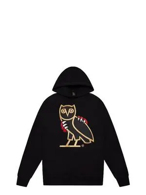 OVO Jurassic Park Og Owl Hooded Sweatshirt - Black