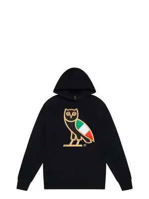 OVO Italy Og Owl Hoodie - Black
