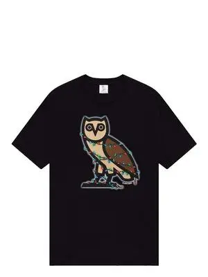 OVO Holiday Bubble Owl T-shirt - Black