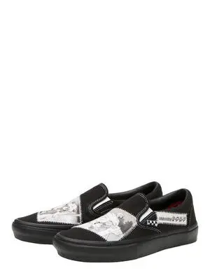 VANS Skate Slip-on Sneakers - Black/white