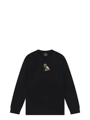 OVO Mexico Mini Og Owl Crewneck Sweatshirt - Black