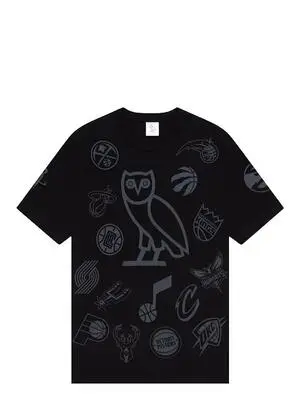 OVO Nba Team Icons Og Owl T-shirt - Black