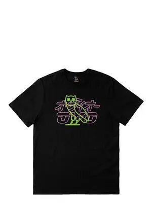 OVO Neon Lights Tee Shirt - Black