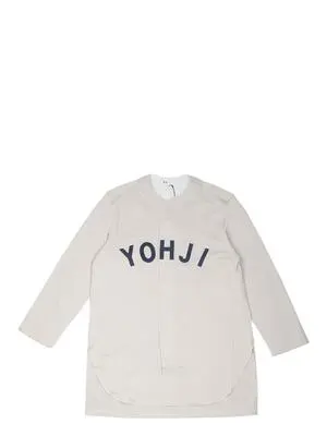 Adidas Y-3 Yohji Letters Baseball Shirt - Beige/ecru