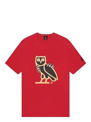 OVO Jurassic Park Og Owl T-shirt - Red