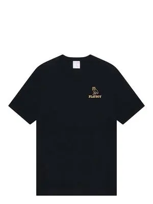 OVO Playboy Classic Logo T-shirt - Black