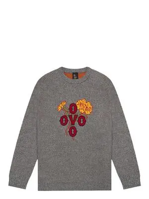 OVO Pompom Marigold Sweater - Grey Marl