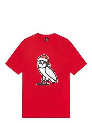 OVO Holiday Owl T-shirt - Red
