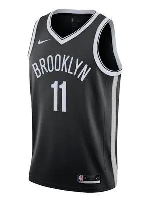 Nike Nba Brooklyn Nets 2020 Kyrie Irving Icon Edition Swingman Jersey - Black