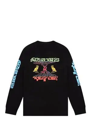 OVO Illusion Long Sleeve T-shirt - Black