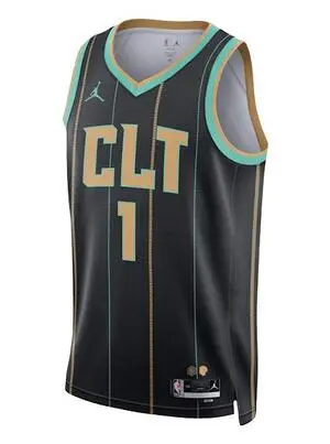 Nike Nba Charlotte Hornets Lamelo Ball Jersey - Black