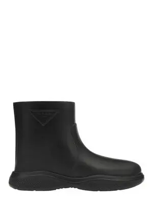 PRADA Prada Rubber Pull-On Ankle Booties