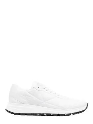 Prada Quilted Nylon Sneakers - White/black