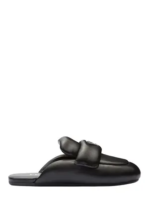 Prada Soft Padded 5mm Sabots - Black