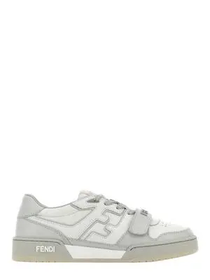 Fendi Match Sneakers - White/grey