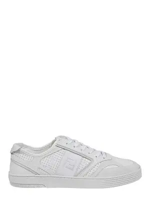 Fendi Low Top Sneakers - White/light Grey