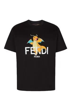 Fendi X Frgmt X Pokemon T-shirt - Black