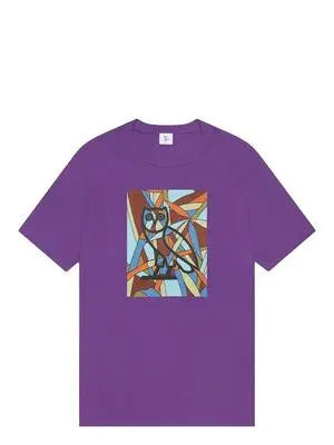OVO Stained Glass Owl T-shirt - Purple