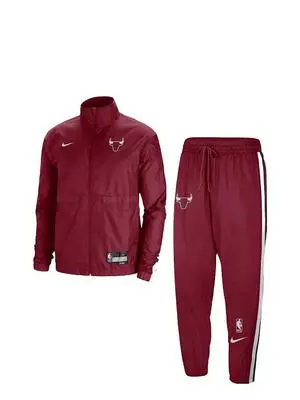 Nike Nba Chicago Bulls Courtside City Edition Tracksuit - Red
