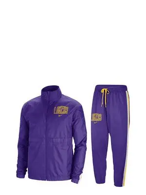 Nike Nba Los Angeles Lakers Courtside Tracksuit - Purple/amarillo/white