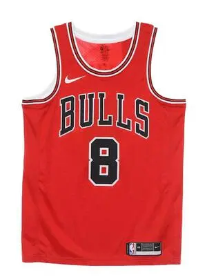Nike Nba Chicago Bulls Zach Lavine Icon Edition Swingman Jersey - Chicago Red/black/white
