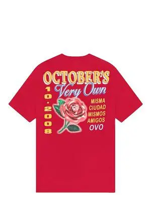 OVO Rose T-shirt - Red