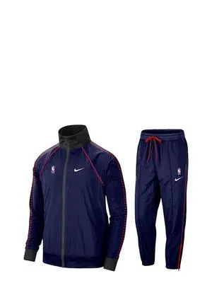 Nike Nba Brooklyn Nets Courtside Tracksuit - Dark Blue