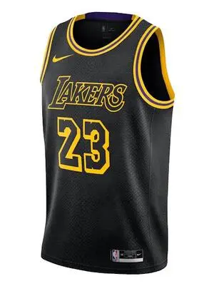 Nike Nba Lakers Lebron James Swingman Jersey - Black