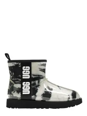 UGG Classic Clear Mini Marble Boots Black/white