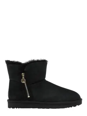 UGG Bailey Zip Mini Boots - Black