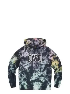 OVO Tie Dye Arch Hooded Sweatshirt - Blue