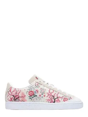 PUMA Basket Liberty Floral Sneakers - Birch/white
