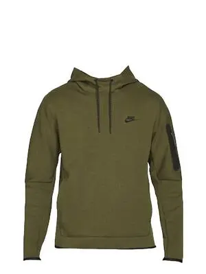 Nike Sportswear Tech Fleece Pullover Hoodie - Olive/black