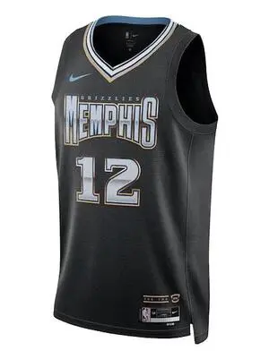Nike Nba Memphis Grizzlies Ja Morant Dri-fit Jersey - Black