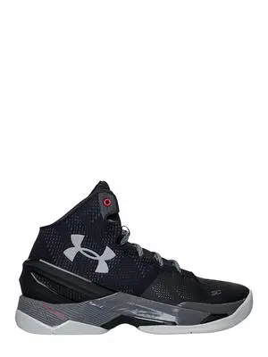 Under Armour Ua Curry 2 Professional Athletic Sneakers - Black/stealth Grey/metallic Silver