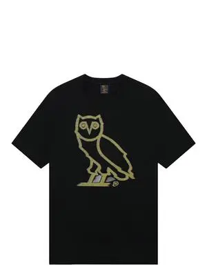 OVO Static Owl T-shirt - Black