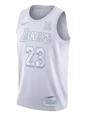 Nike Nba La Lakers Mvp Lebron James 23 Authentic Swingman Jersey - White