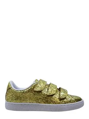PUMA Basket Strap Glitter Sneakers
